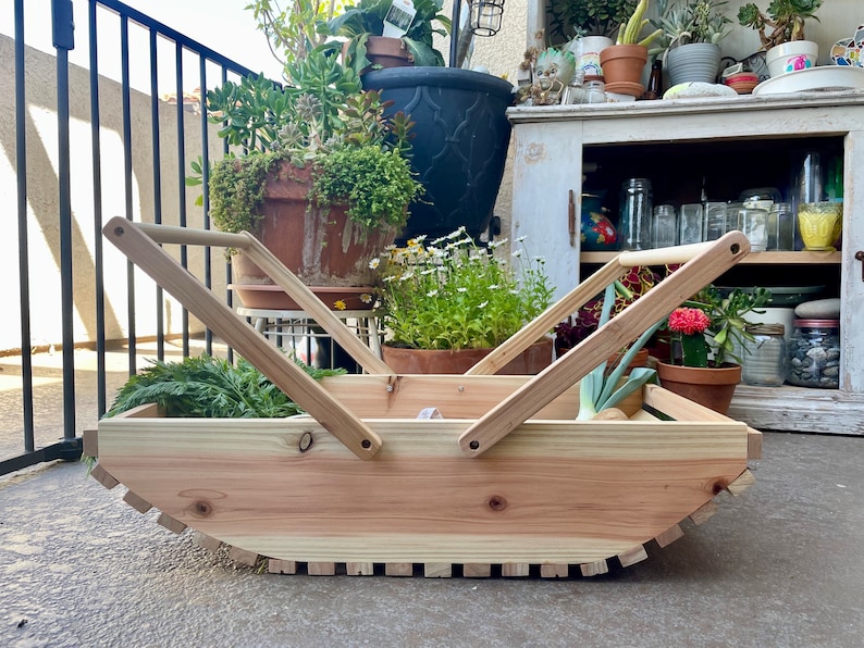 Handmade Garden Trug - Etsy