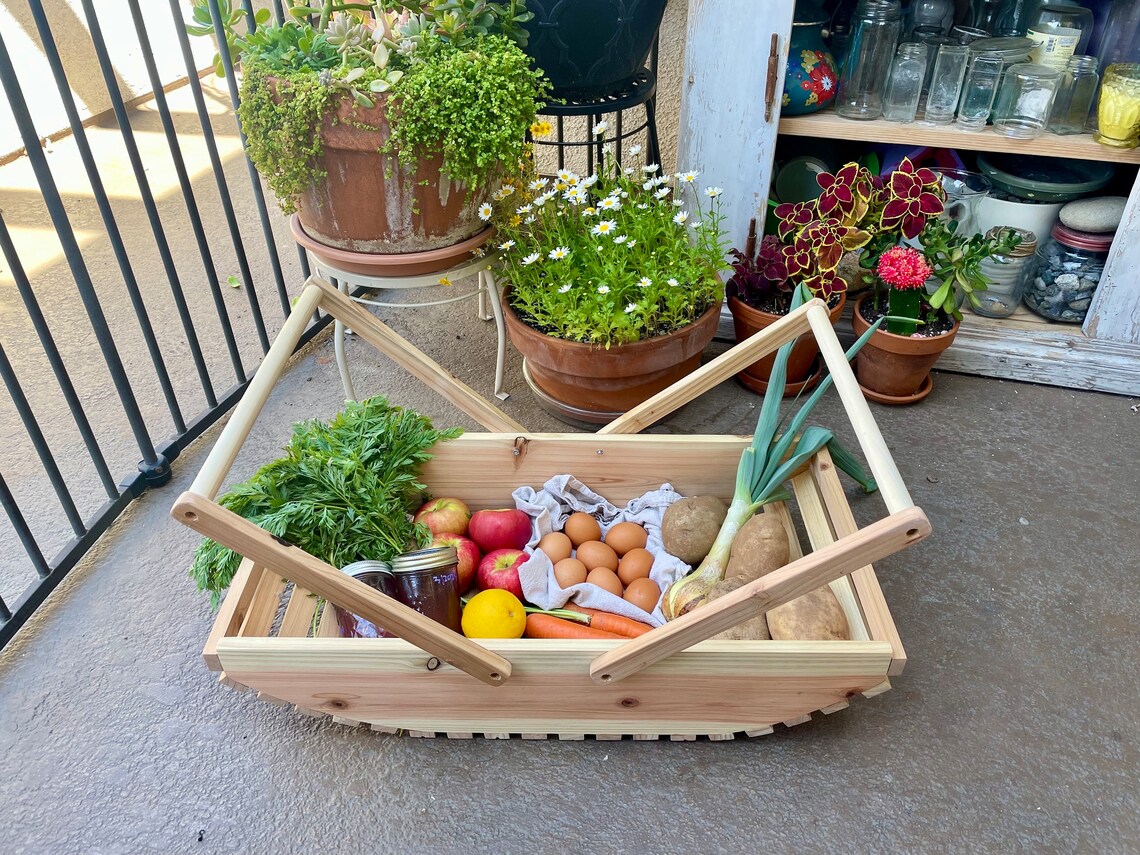 Handmade Garden Trug - Etsy