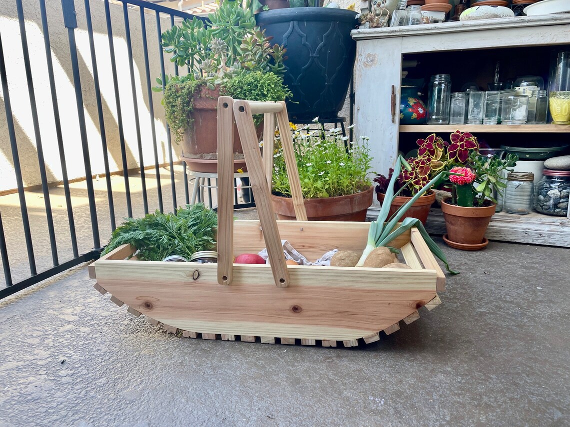 Handmade Garden Trug - Etsy