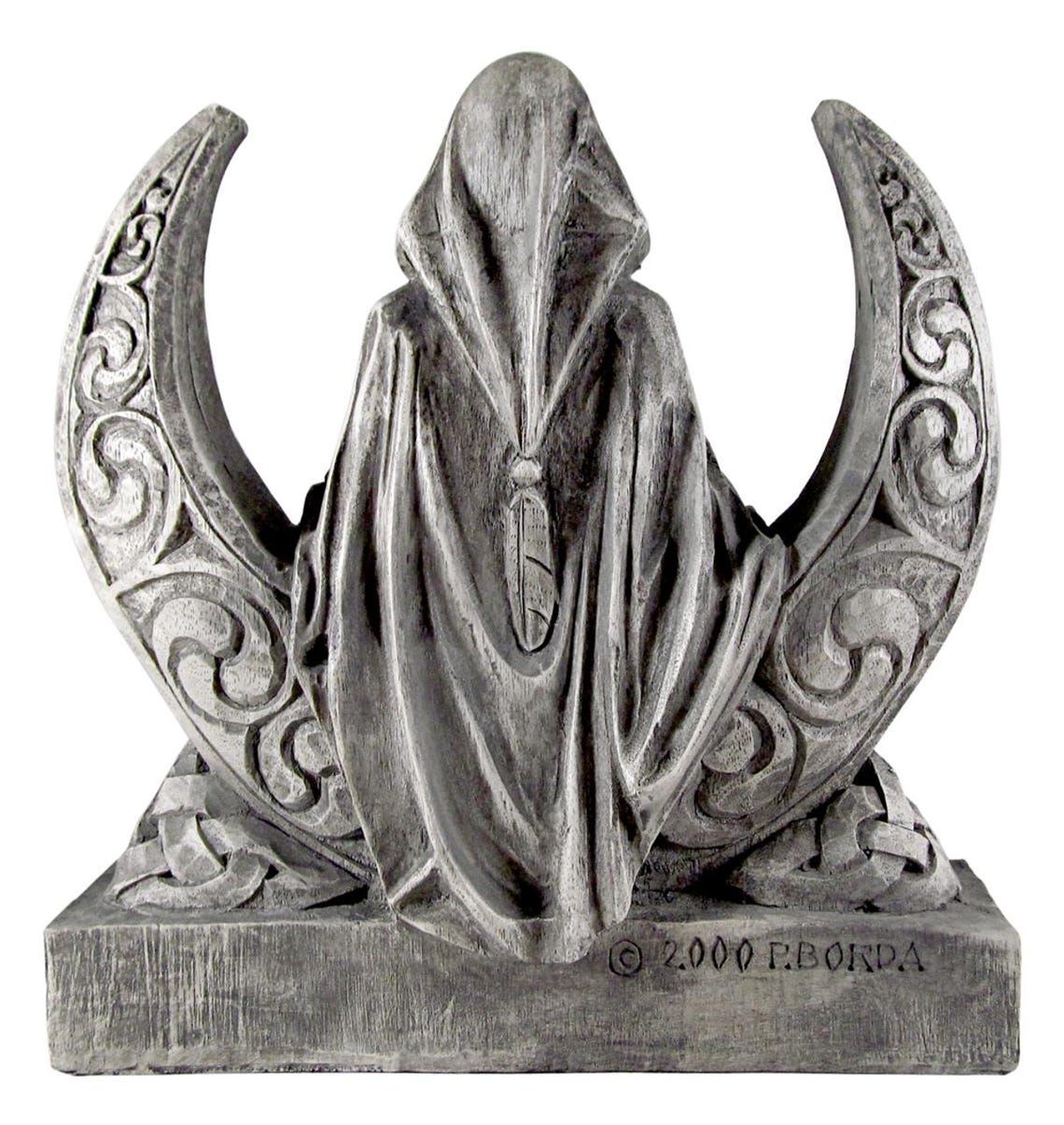 Moon Goddess Statue | Lunar Deity Sculpture | Pagan | Spiritual Home ...