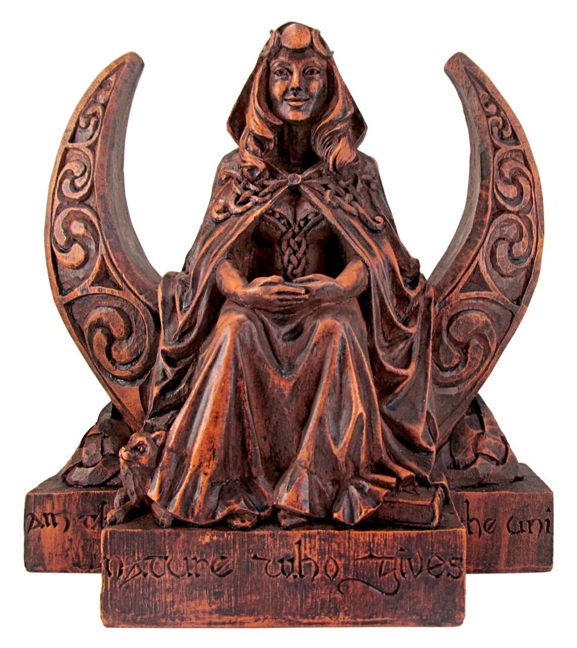 Moon Goddess Statue | Lunar Deity Sculpture | Pagan | Spiritual Home ...