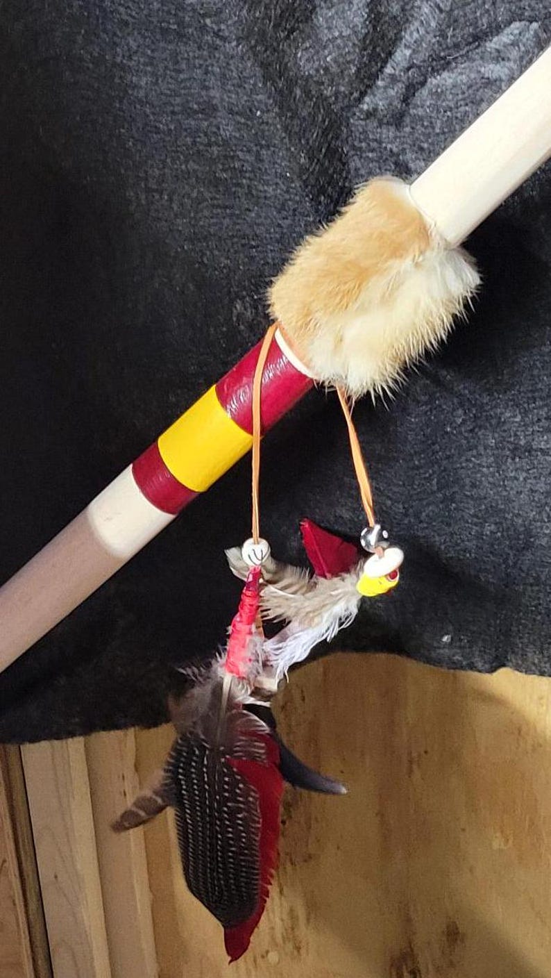 Handmade Native American Spear, FSU Fans Special Look, Mahogany ...