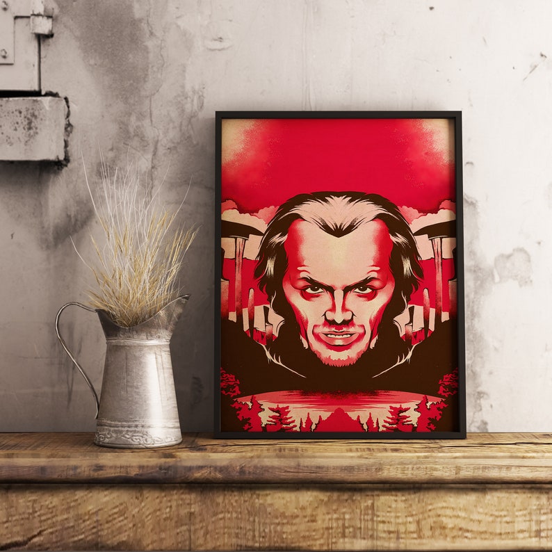 The Shining Movie Poster Classic Horror Film Print Jack Nicholson