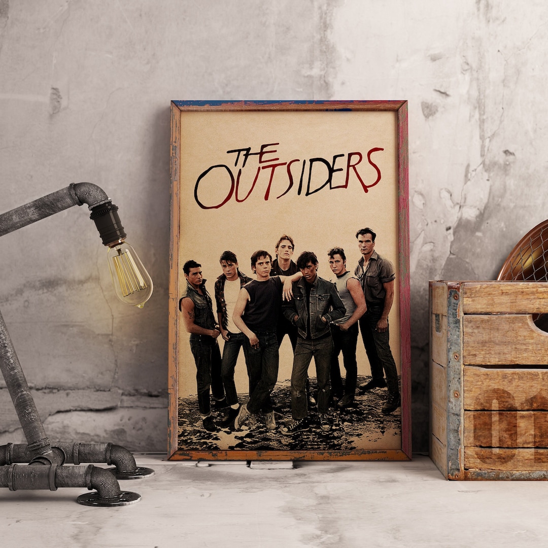 The Outsiders Poster, Ponyboy Curtis Wall Art, Retro Wall Decor ...