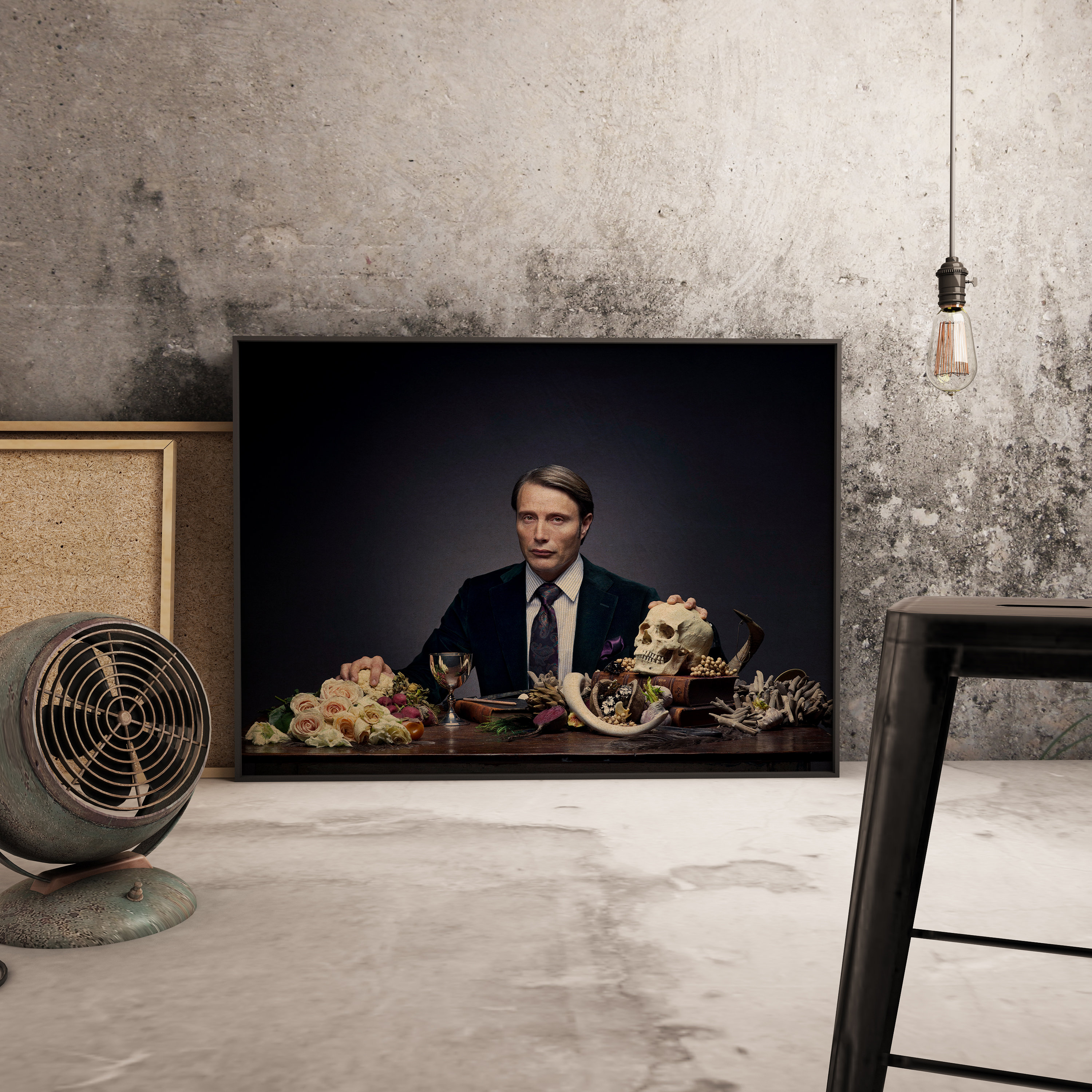 Hannibal TV Series Poster: Mads Mikkelsen Kraft Paper Print - Etsy