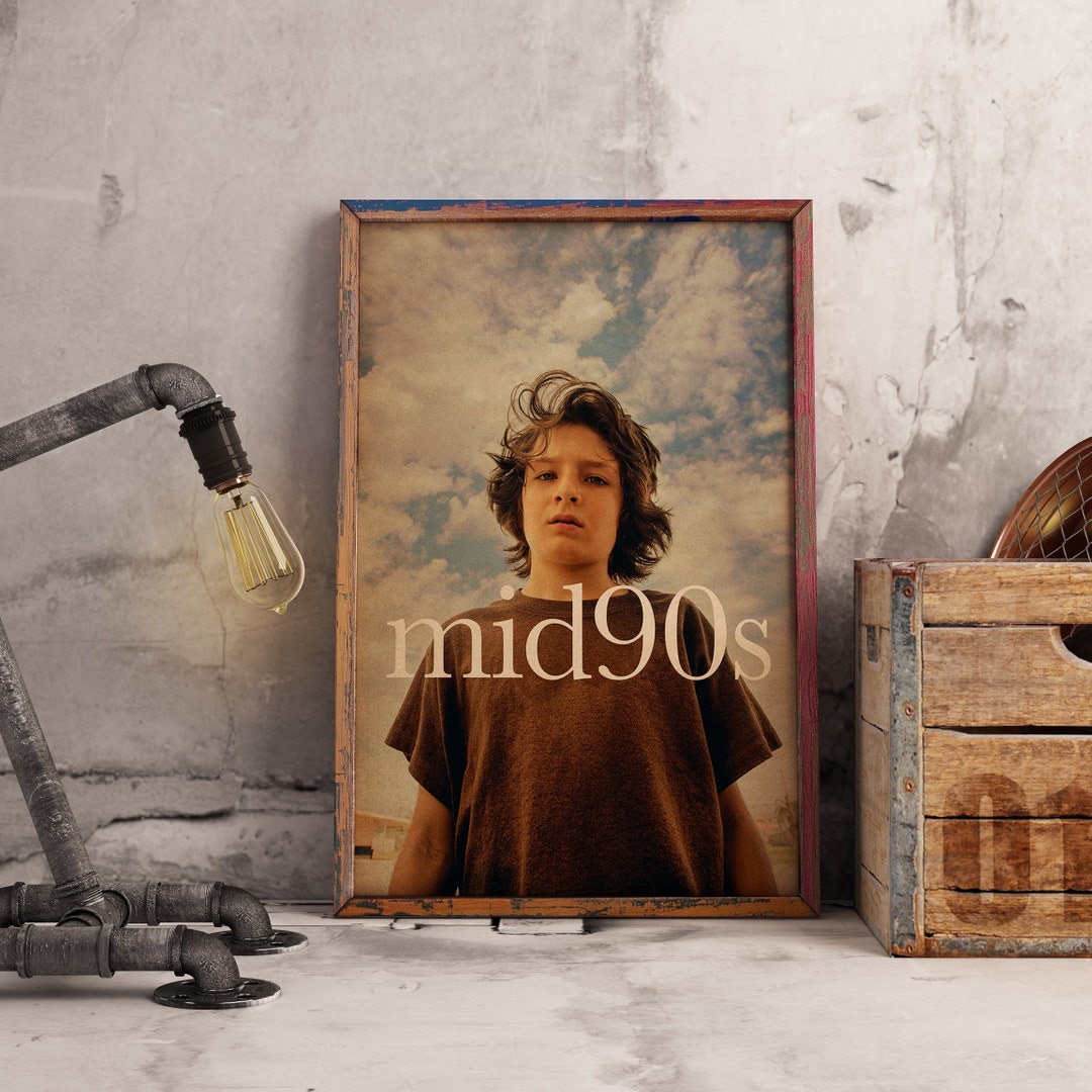 Mid90s Poster, Retro Wall Art, Vintage Wall Decor, Stevie Fan Art, Kraft Paper Print, Movie ...