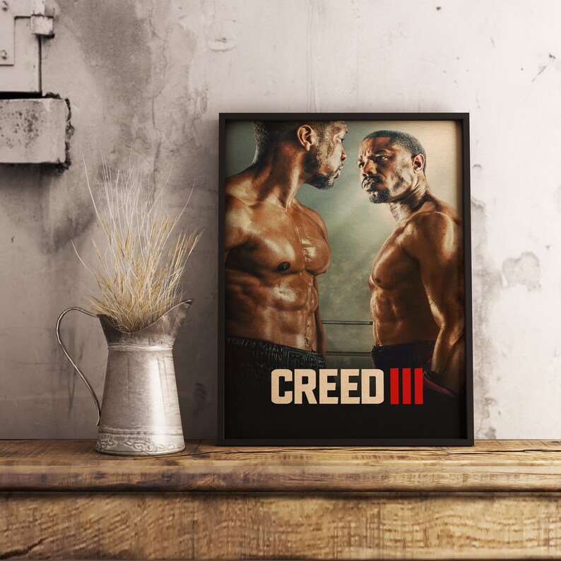 Creed 3 Poster High Quality Boxing Movie Art Print Michael B. Jordan ...