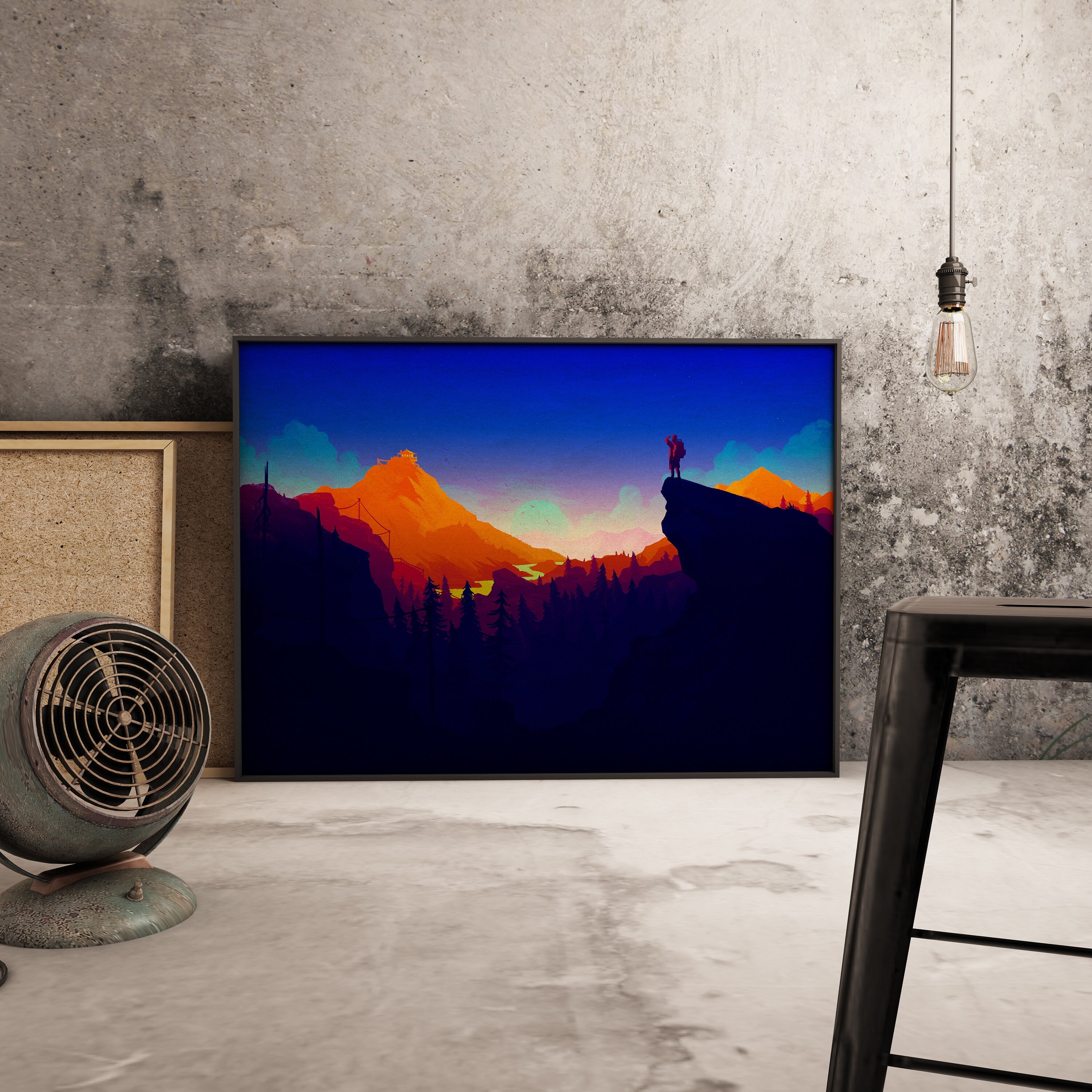 Firewatch Game Poster, National Park Wall Art, Indie Game Print ...