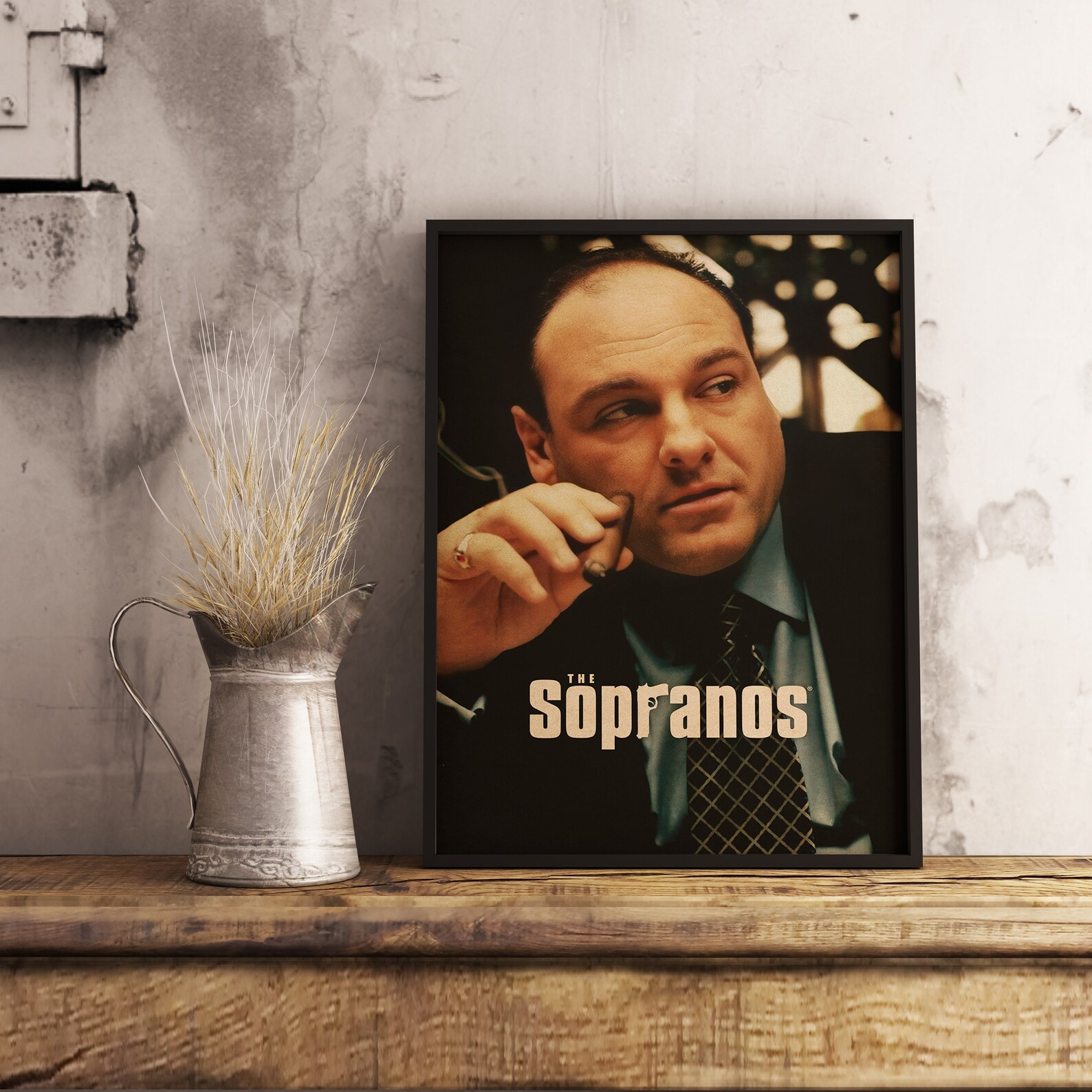 The Sopranos Poster Iconic TV Series Art Print, High Quality Kraft Paper, Perfect Gift for Fans ...