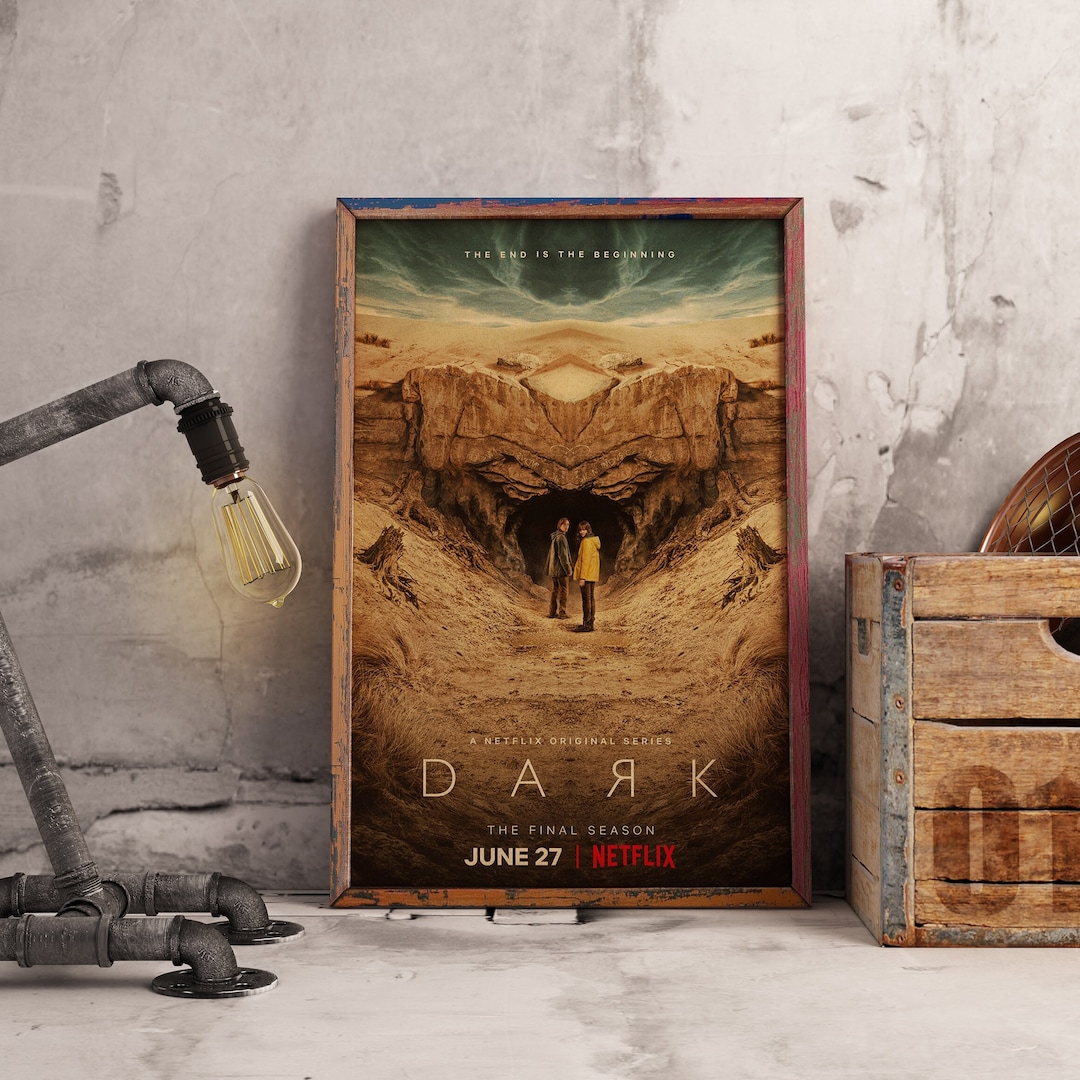 The Dark TV Series Poster: Retro Kraft Paper Wall Art - Etsy