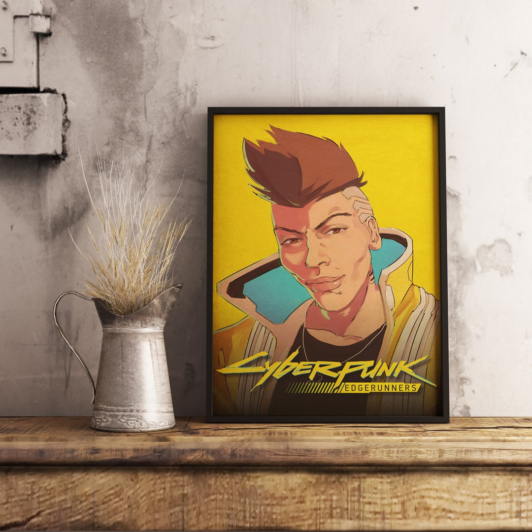 Cyberpunk Edgerunners Poster - High Quality Anime Art Print ...
