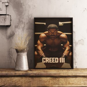 Creed 3 Poster - High Quality Boxing Movie Art Print - Michael B ...