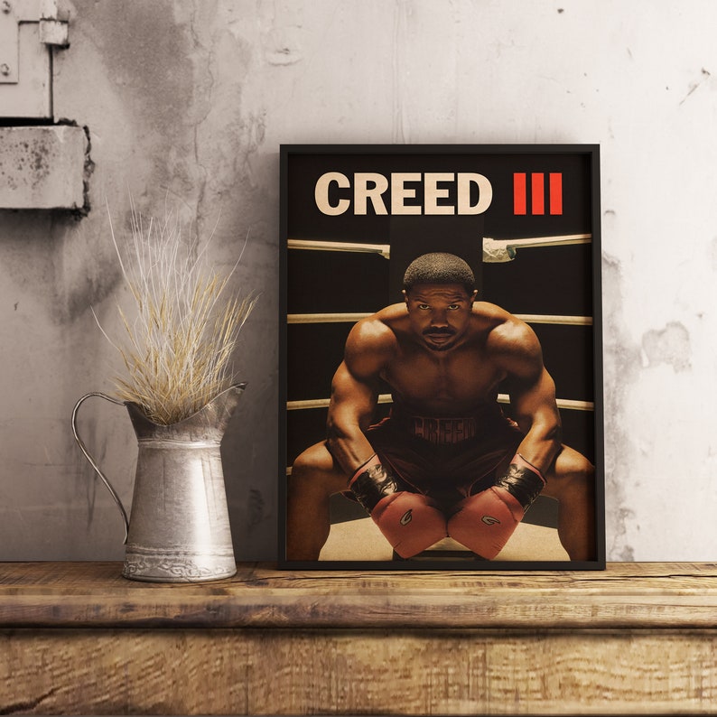 Creed 3 Poster High Quality Boxing Movie Art Print Michael B. Jordan ...