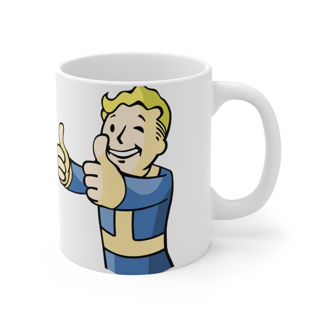 Fallout Vault Boy Double Thumbs up Gift Mug - Etsy