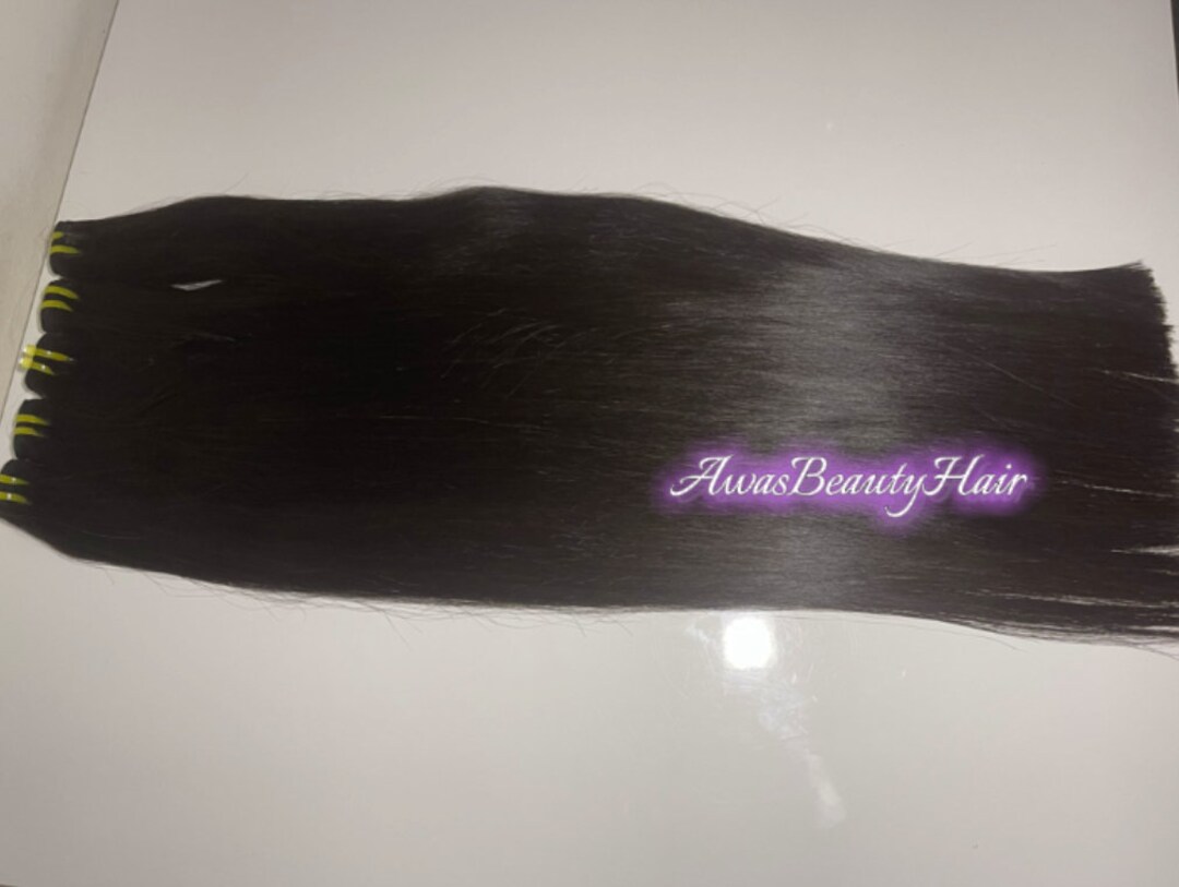Ready to Be Shipped Natural Black Human Hairs Double Drawn Bundles|hd ...