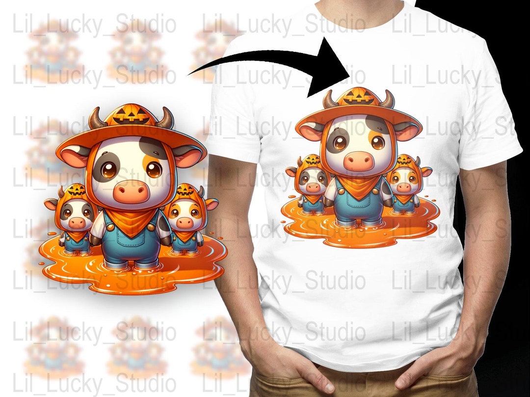 Cute Cartoon Cow Family Clipart, Farm Animal Digital Download, Kids ...