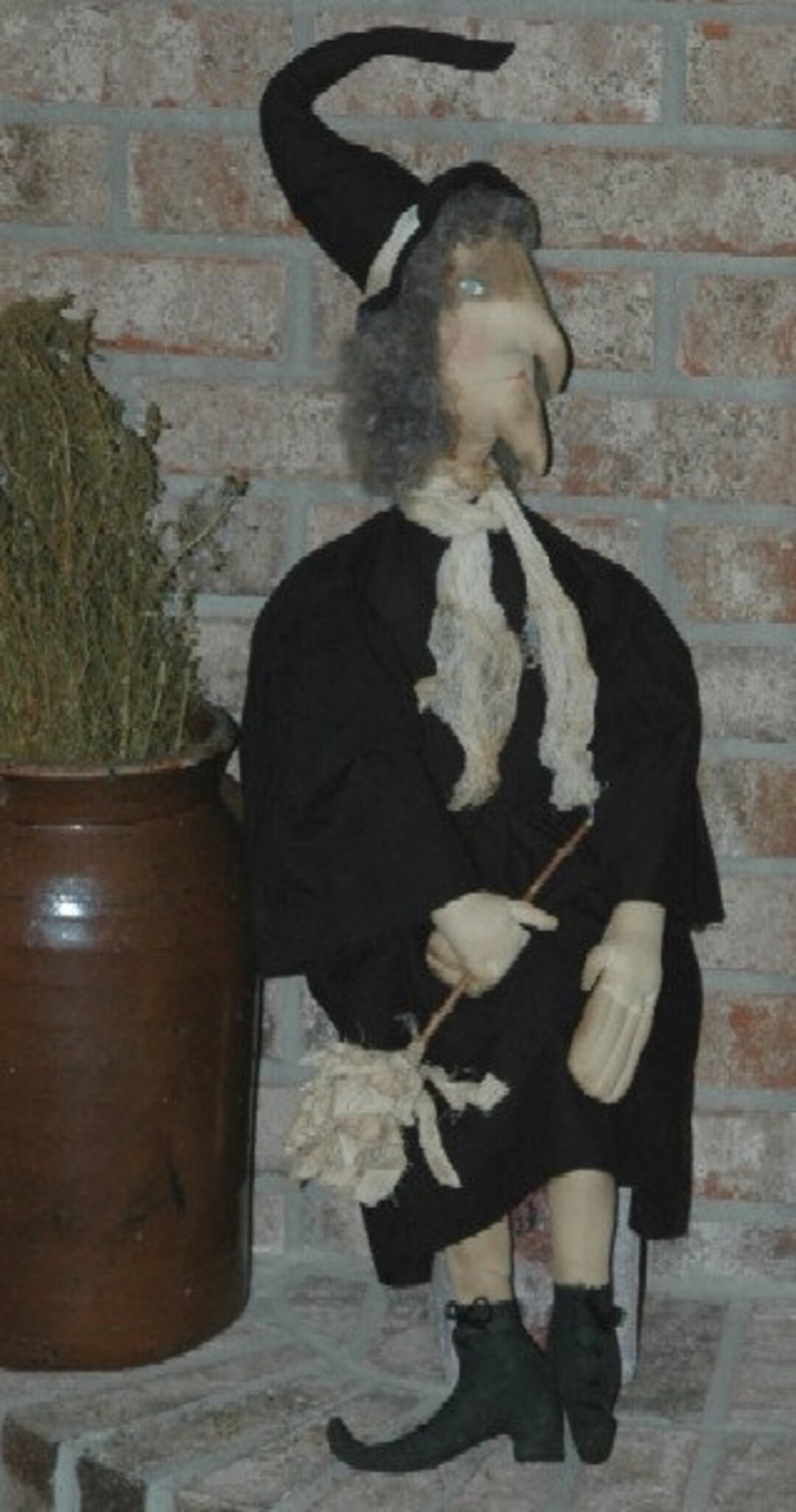 Edena the Witch Primitive Halloween 31 Doll E Pattern Digital the ...