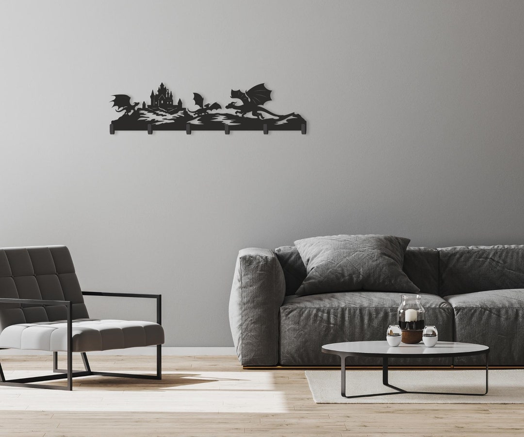 Bedroom Clothing Hanger, Animal Coat Rack, Dragon Key Holder, Unique ...