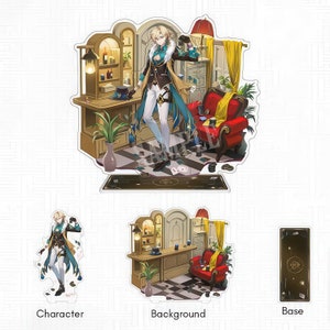 Honkai Star Rail Extra Large 8" Standee, Unique Design, HSR Acrylic ...