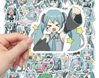 Hatsune Miku Inspired Vocaloid Matte Stickers - Etsy