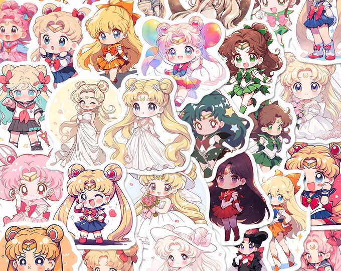 Sailor Moon Sticker / Crybaby Usagi / Holographic Aesthetic / Anime ...