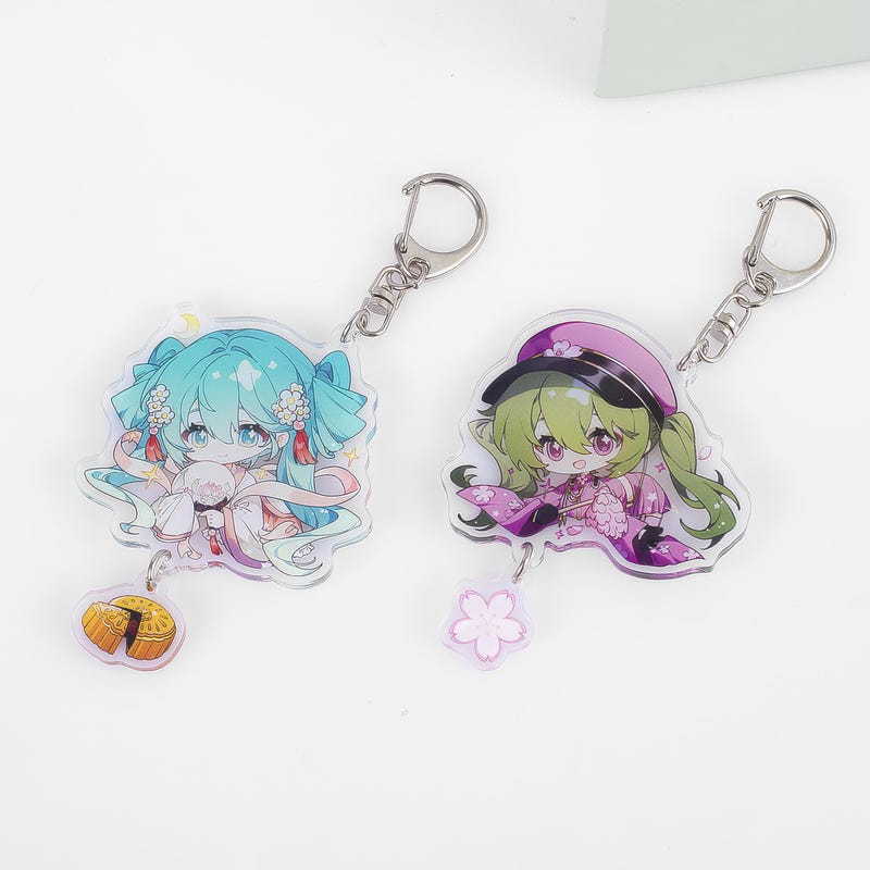 Miku Keychain - Etsy