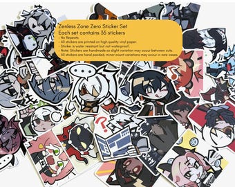 Zenless Zone Zero Portraits Mindscape Stickers - Etsy