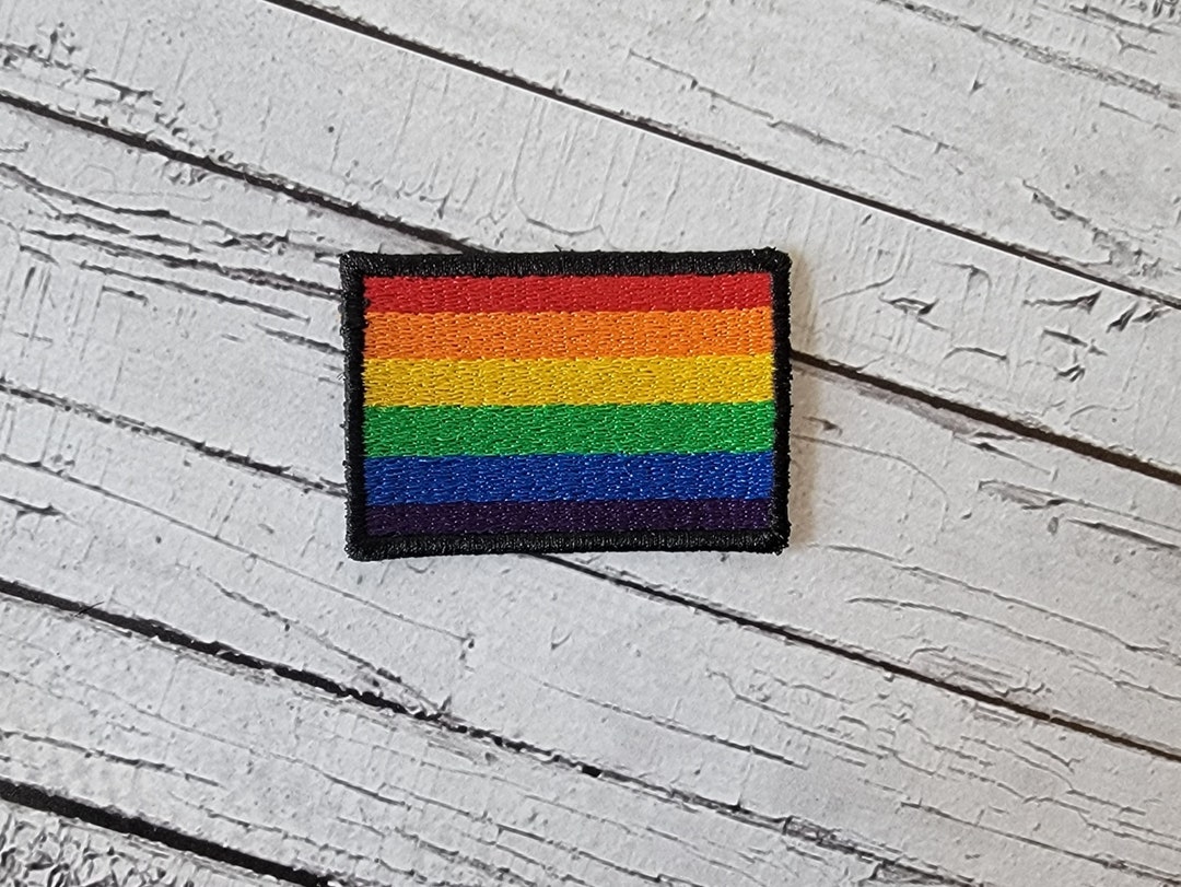 LGBTQ Pride Flag Patch LGBT Pride Patch. Great for Christmas - Etsy ...
