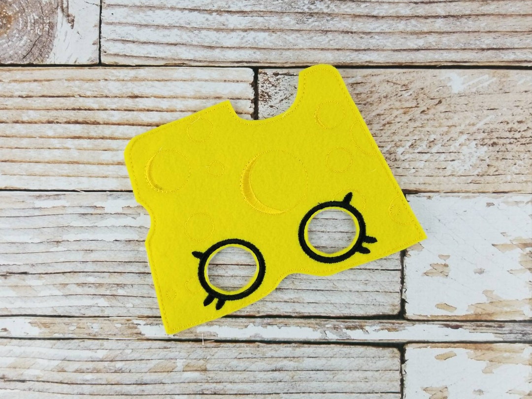 Cheese Mask Cheese Felt Mask for Halloween Dress-up Play - Etsy