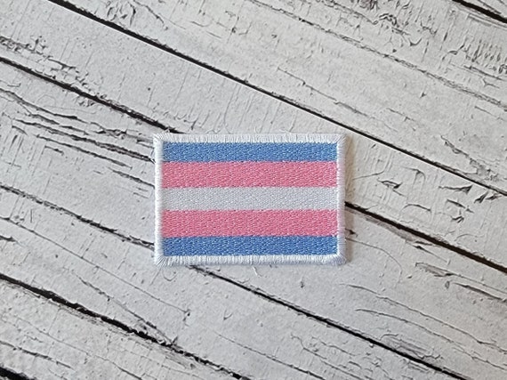 LGBTQ Transgender Pride Flag Patch LGBT Pride Patch. Trans | Etsy