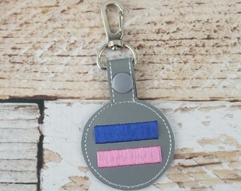 LGBTQ Transgender Pride Flag Keyfob LGBT Keychain or Bag | Etsy