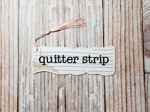 BESTSELLER Quitter Strip Bookmark Notebook Paper Inspired - Etsy