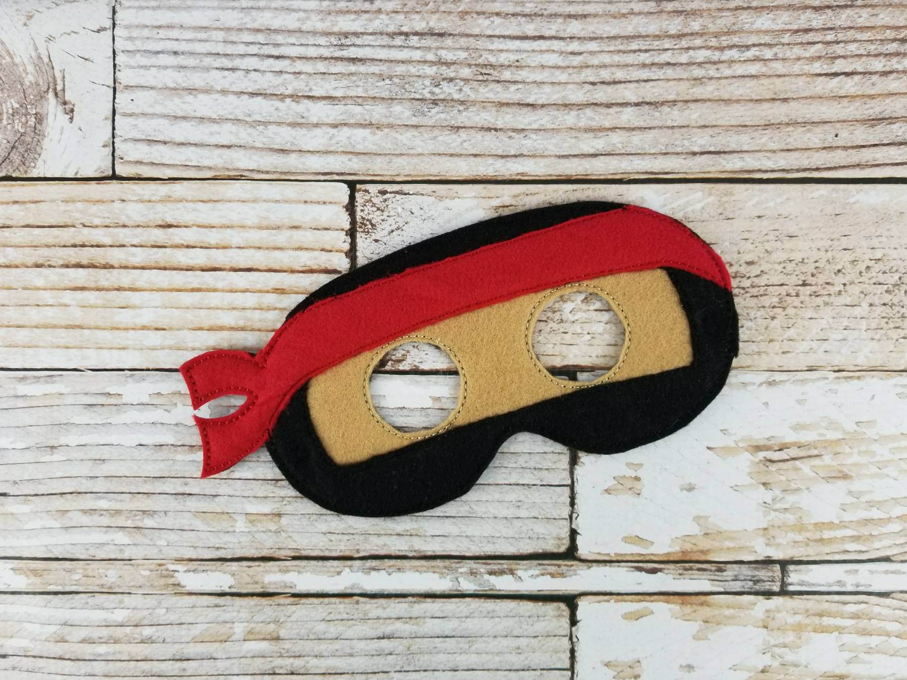 Ninja Mask Ninja felt mask for Birthday Parties Halloween | Etsy