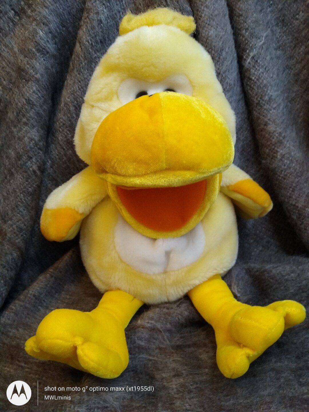 Duck Hand Puppet QUINN Quacking Stuffed Animal Plush EUC - Etsy