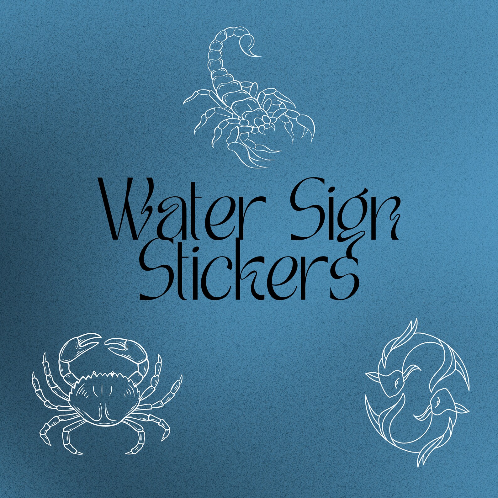 Aesthetic Sticker Astrology Laptop Sticker Matte Sticker Scorpio ...