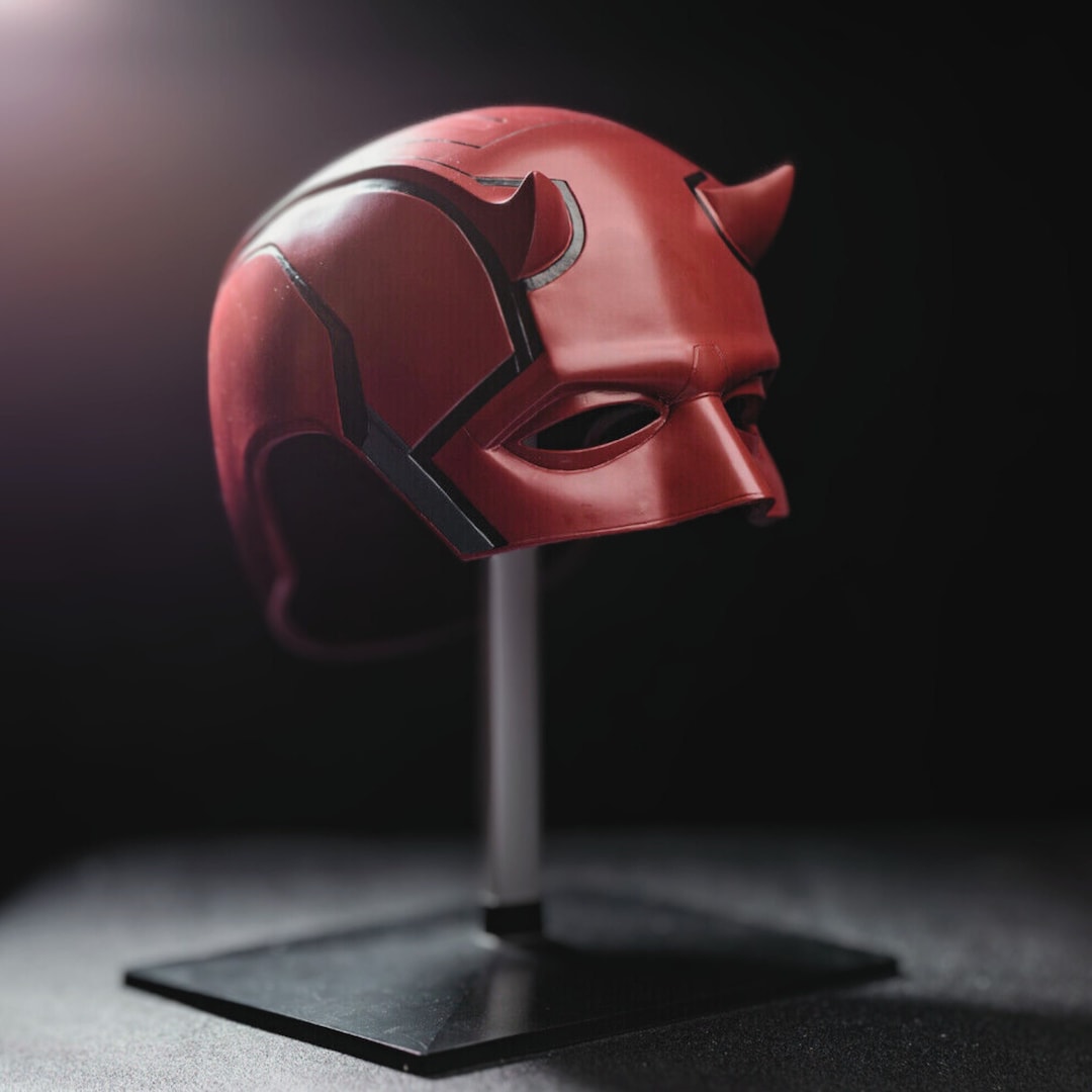 Daredevil Cosplay Mask 1:1 Resin Replica Helmet Prop Adult Size Marvel ...