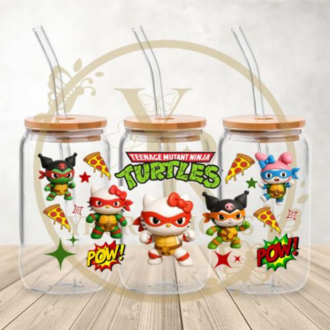 Turtles San PNG Digital Download Uvdtf Wraps - Etsy