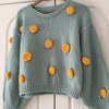 Yellow Flowers Daisy Cardigan, Cardigan Women, Gift for Women, Chunky ...