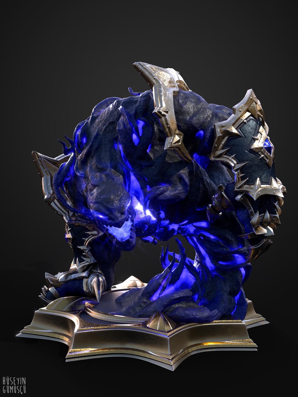 Void Lord Statue STL File: World of Warcraft Midnight 3D Model (digital ...