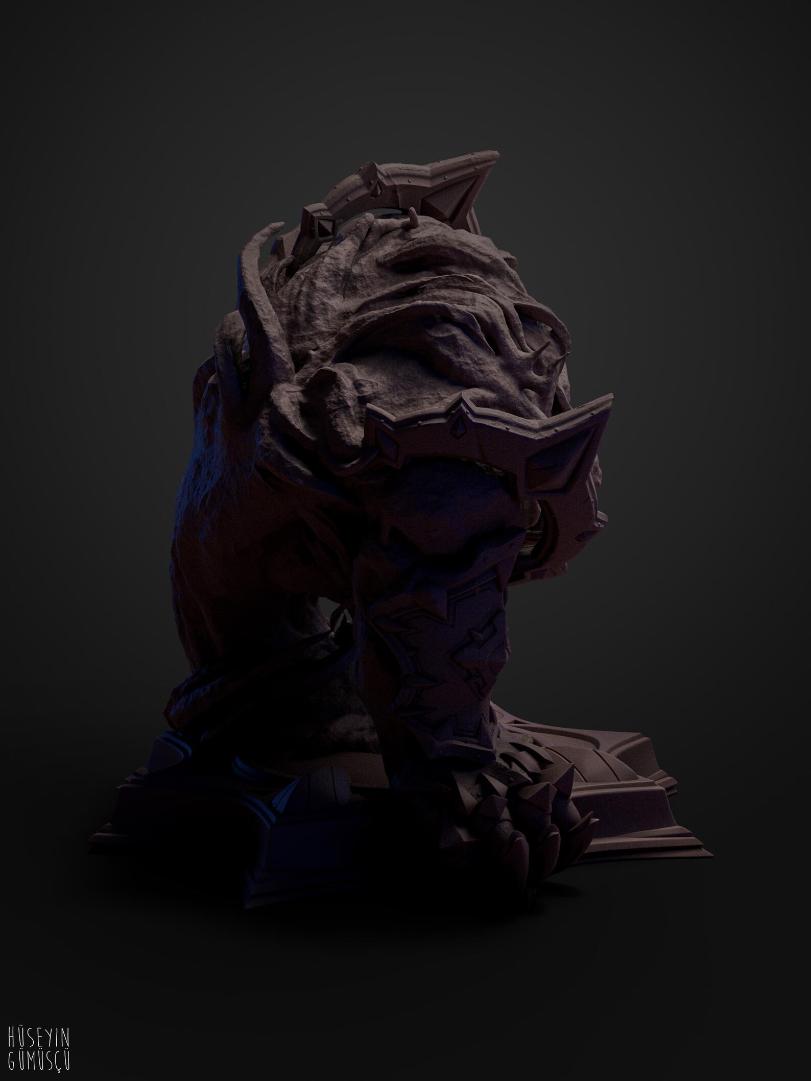 Void Lord Statue STL File: World of Warcraft Midnight 3D Model (digital ...