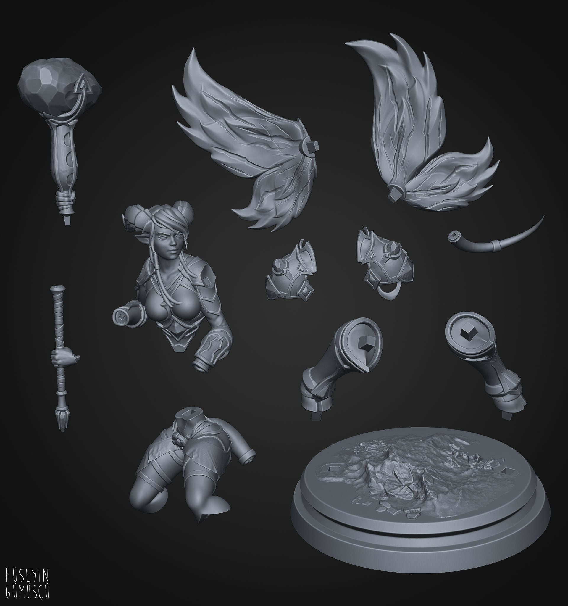 Yrel Statue STL File: World of Warcraft 3D Model (digital Download) - Etsy