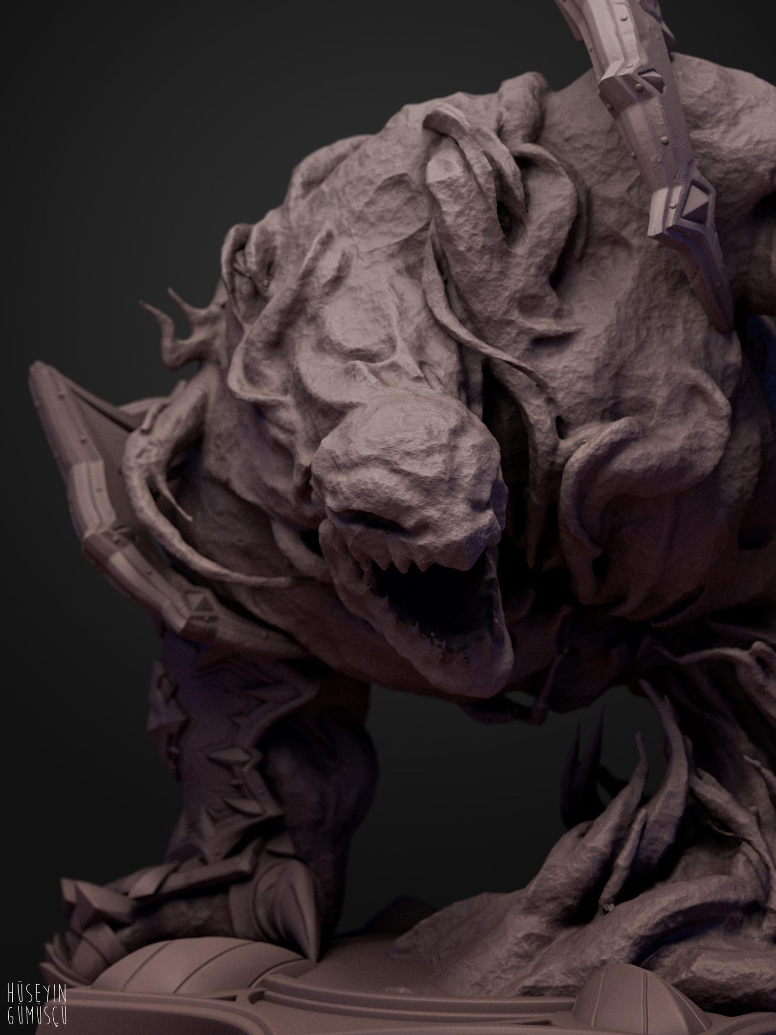 Void Lord Statue STL File: World of Warcraft Midnight 3D Model (digital ...