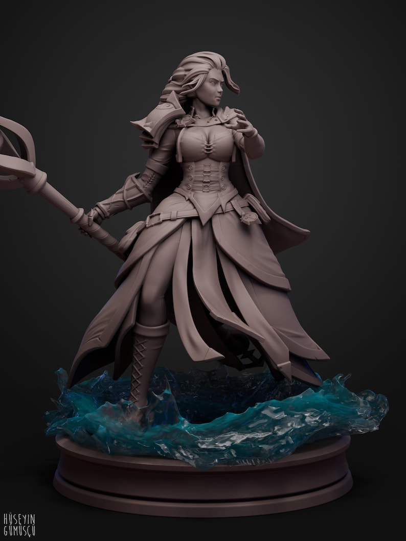 Jaina Proudmoore STL File for 3D Printing,3d Digital File, Stl 3D Model ...