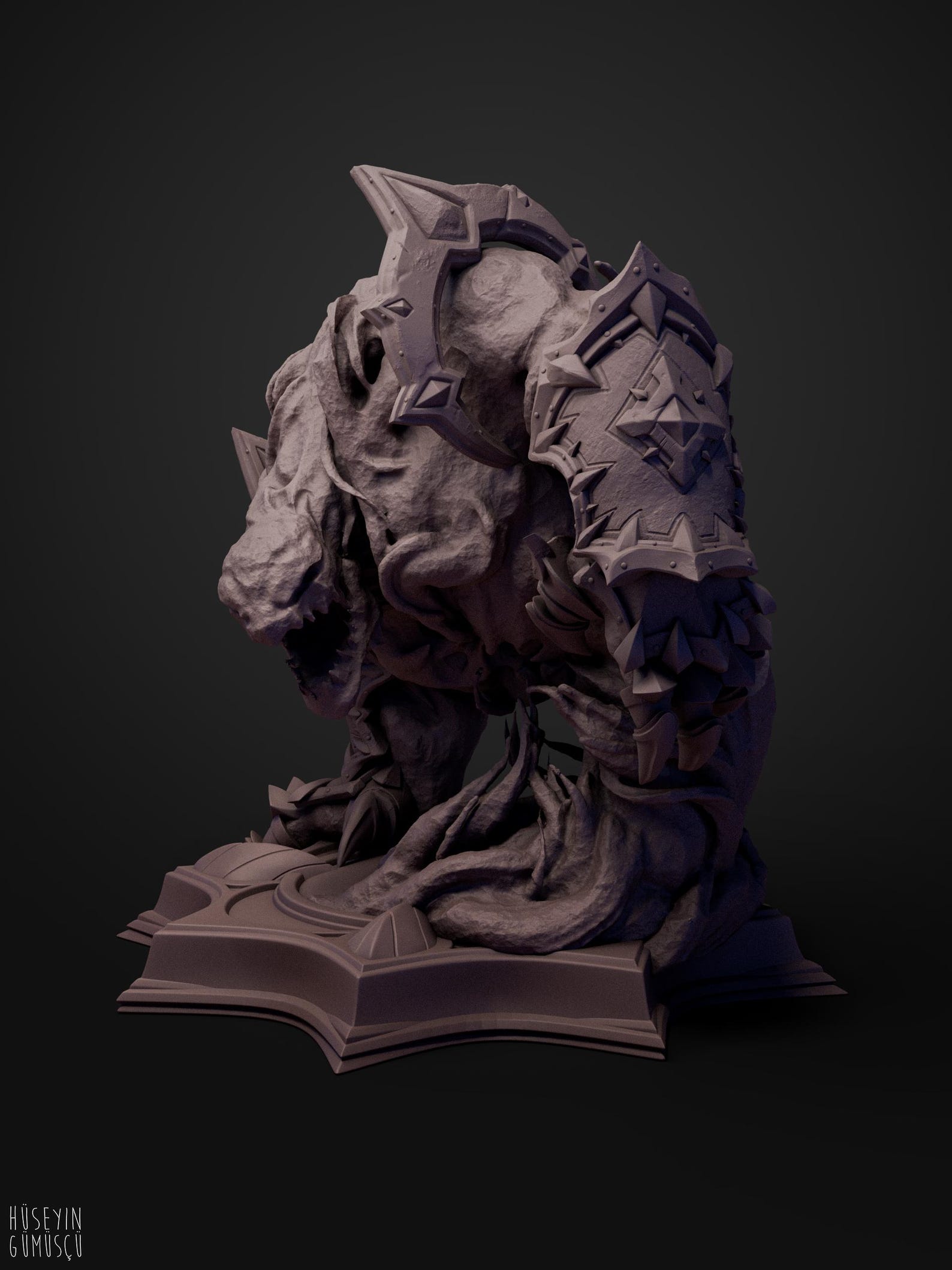 Void Lord Statue STL File: World of Warcraft Midnight 3D Model (digital ...