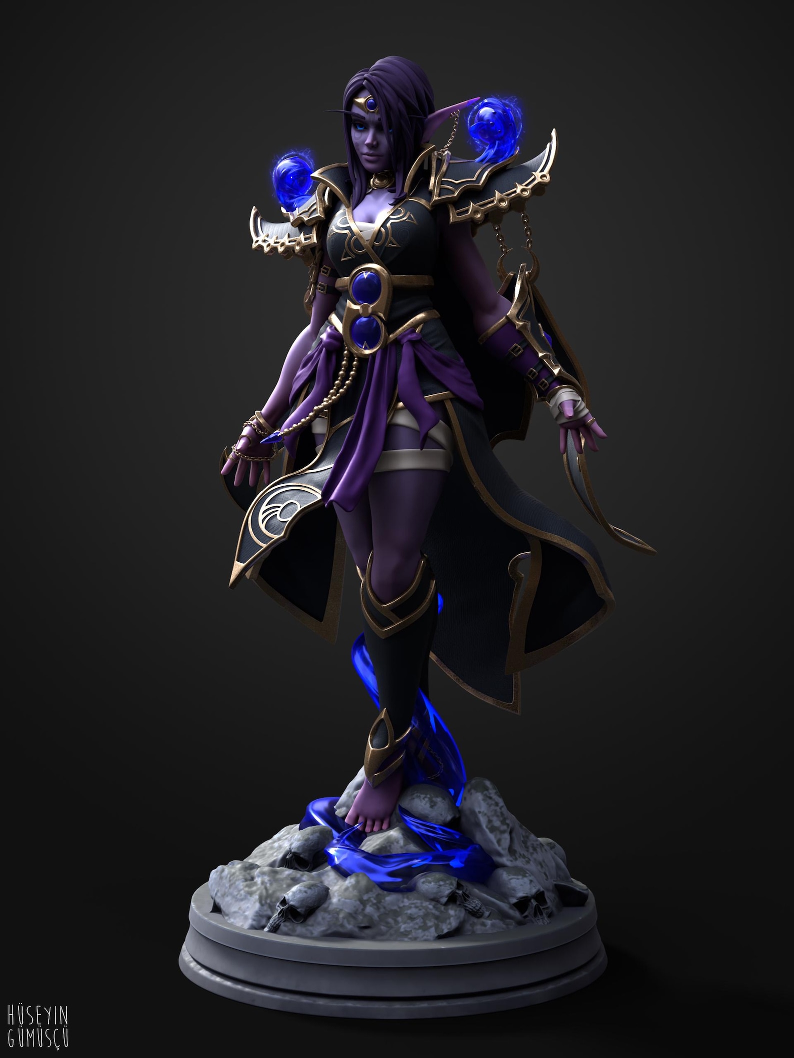Xal'atath Statue STL File: World of Warcraft 3D Model (digital Download ...