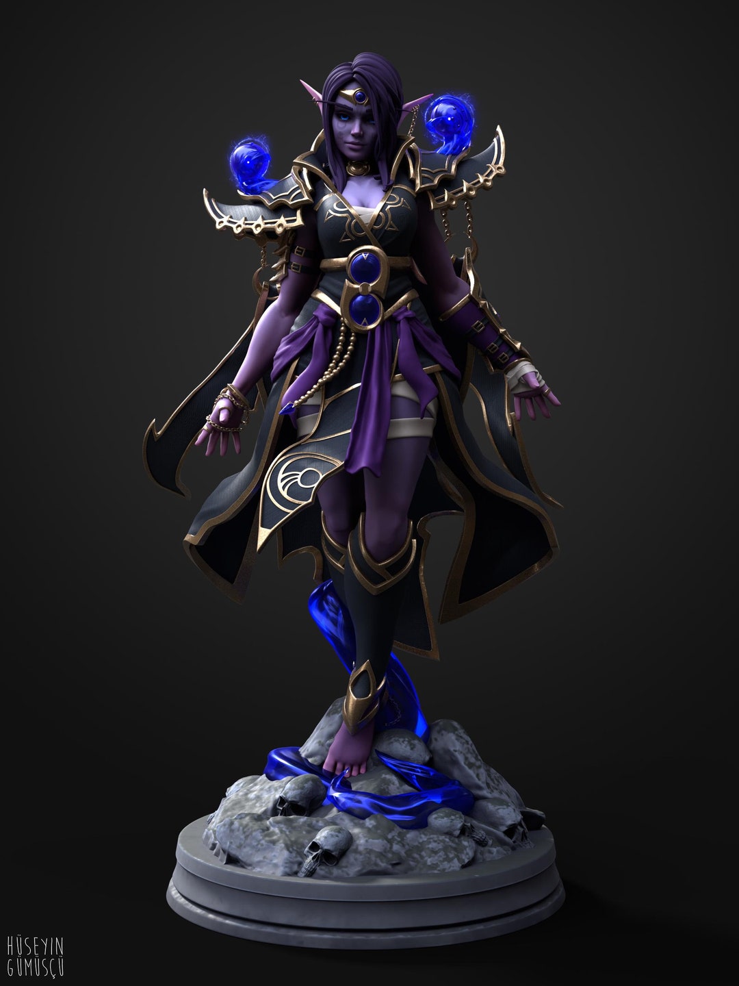 Xal'atath Statue STL File: World of Warcraft 3D Model (digital Download ...