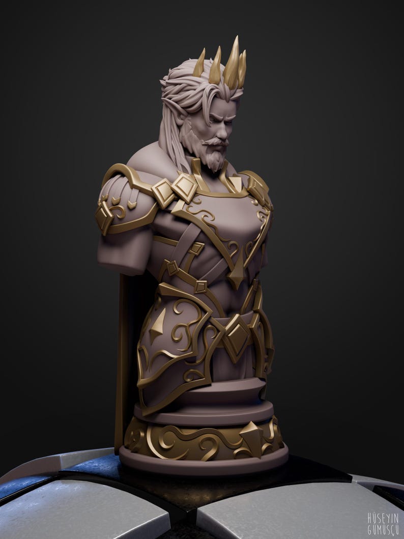 Fantasy Elf Chess Set STL File for 3D Printing (digital Download) - Etsy