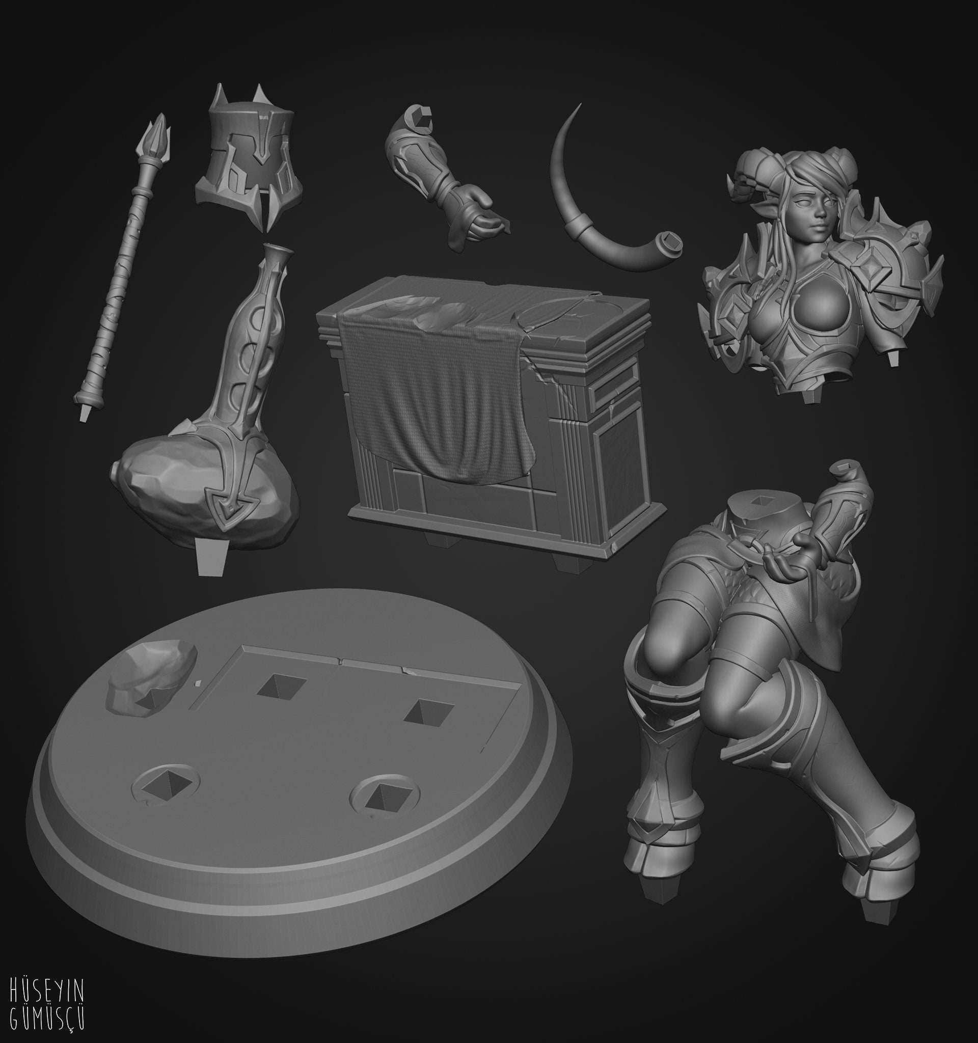 Yrel STL File for 3D Printing,3d Digital File, Stl 3D Model Design ...