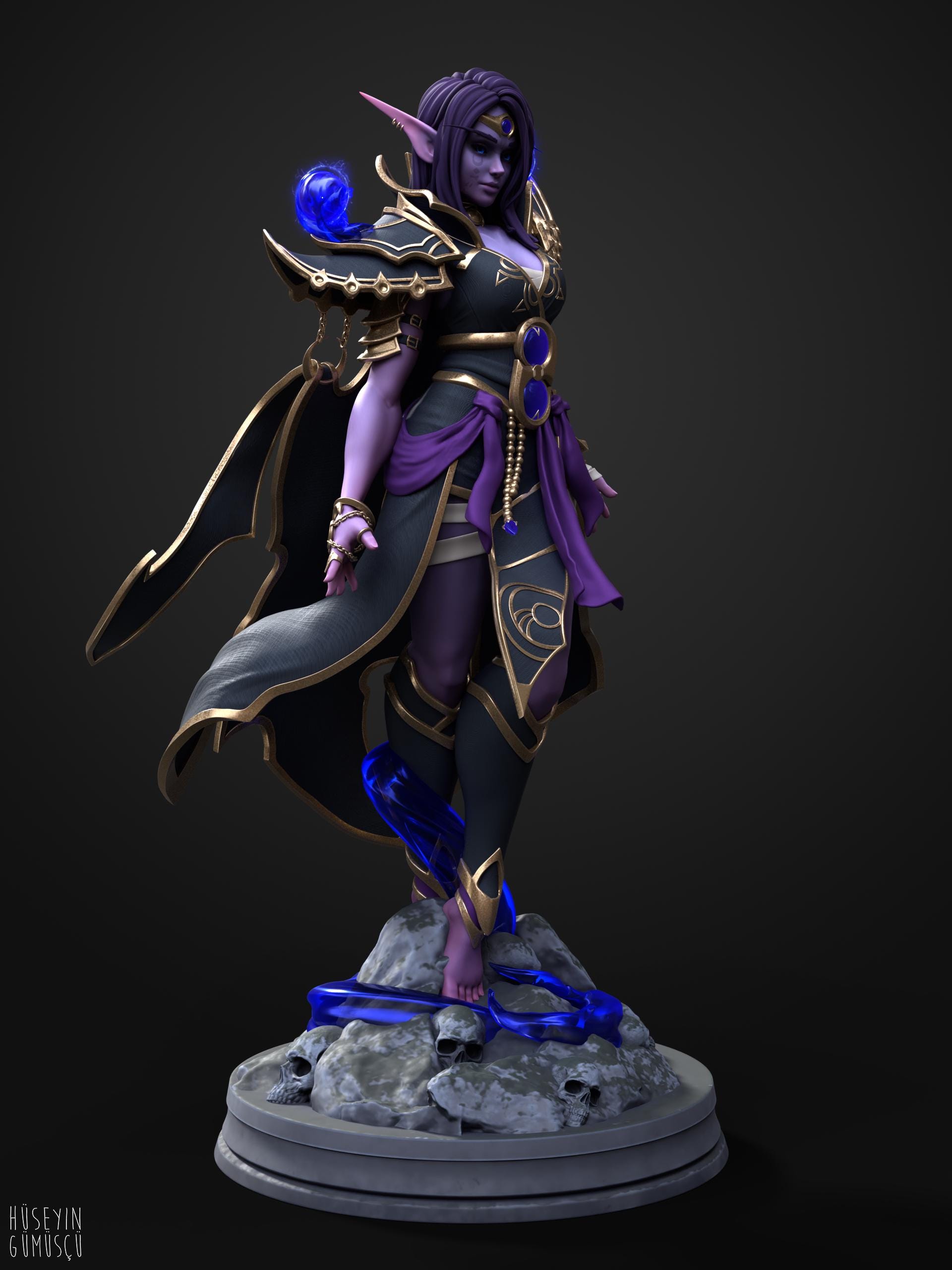 Xal'atath Statue STL File: World of Warcraft 3D Model (digital Download ...