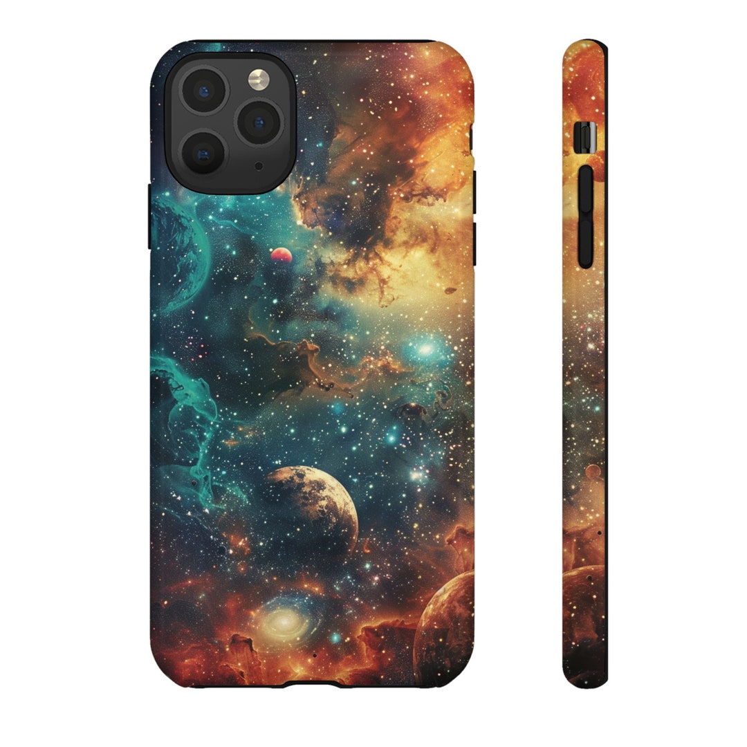 Cool Lovely Planets Colorful Milky Way Galaxy Space iPhone Case ...